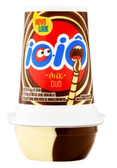 Creme sabor avelã com chocolate e chocolate branco com wafers 41,9g - Io-Io