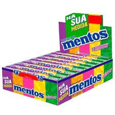 Pastilha Mentos Stick Rainbow Display 16x37g | Mano's Doces