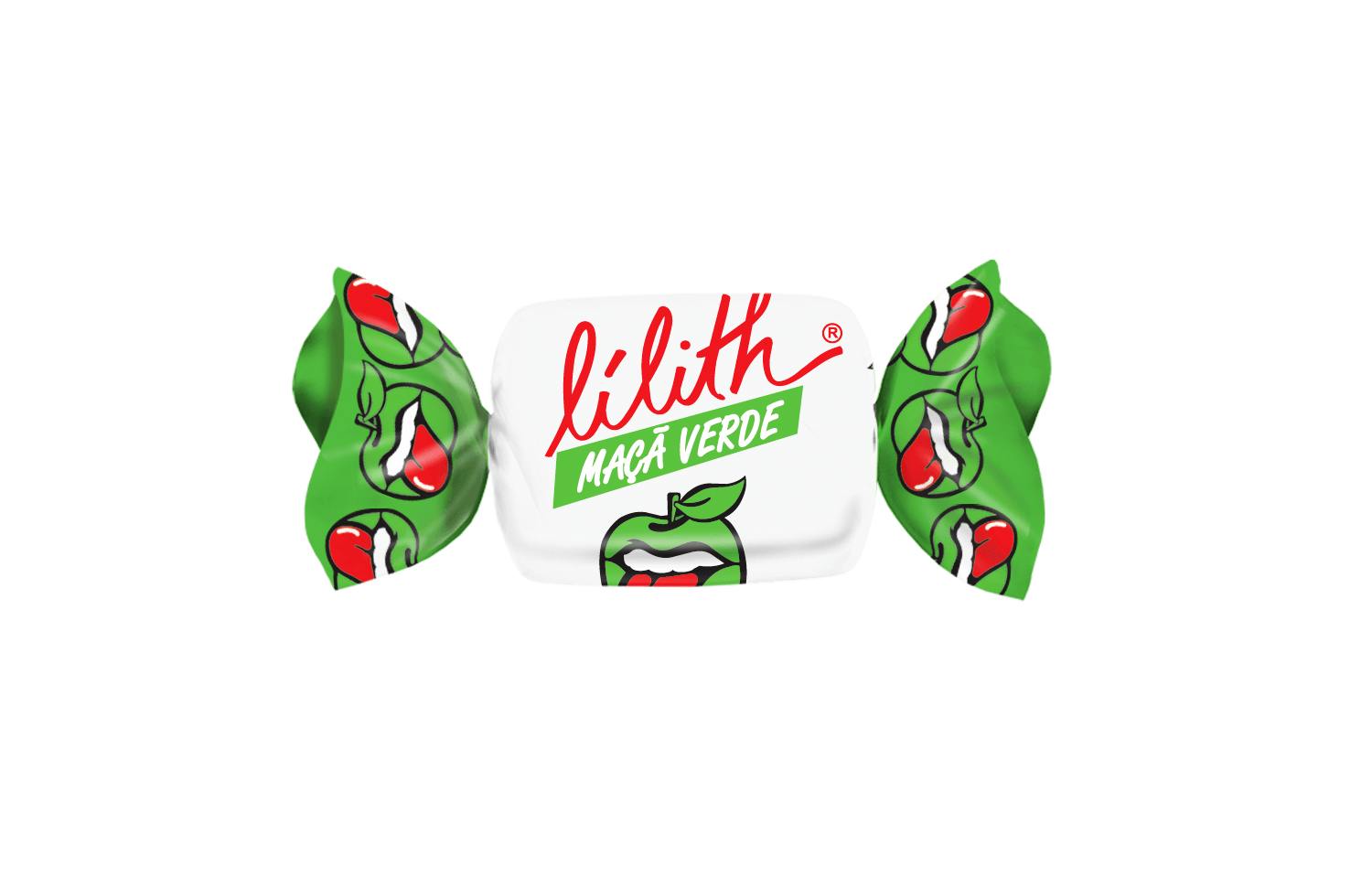 Bala sabor Maçã Verde 500g - Lilith